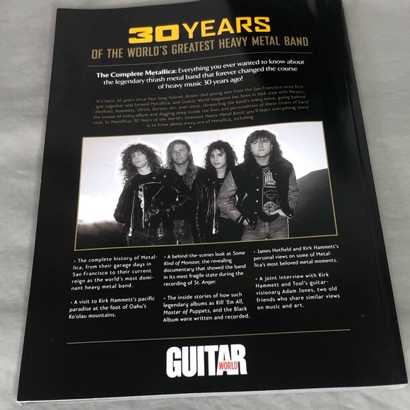 Guitar World | Art | Metallica Guitar World Presents Metallica 3 Years ...